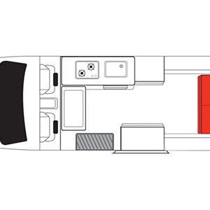 Mighty Double Down Campervan – 4 Berth